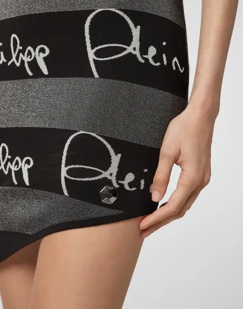 Philipp Plein Knit Dress Signature