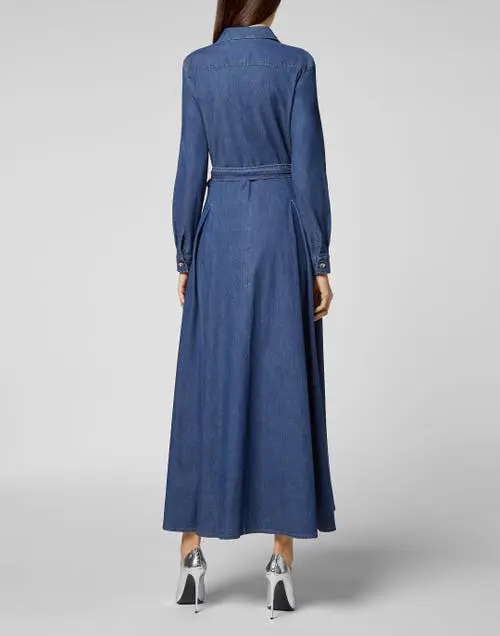 Philipp Plein Denim Dress Shirt