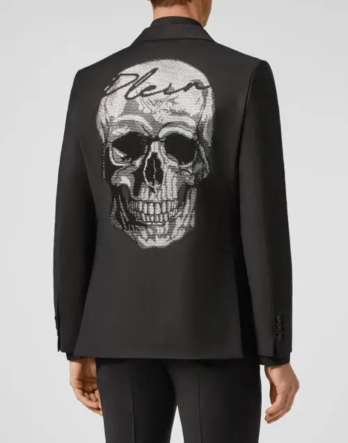 Philipp Plein Blazer Gigolò Fit Stones Skull