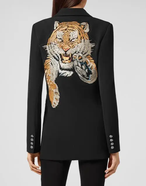 Philipp Plein Blazer Tiger