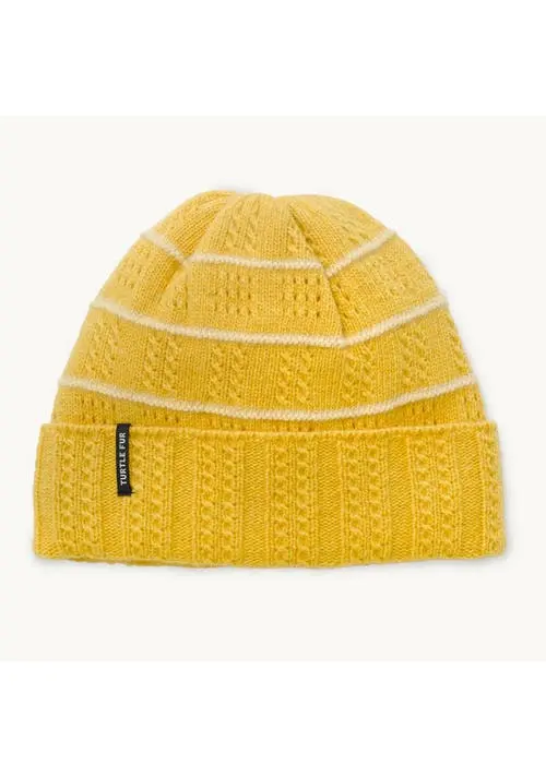 Turtle Fur Lambswool Kindra Beanie - Yellow