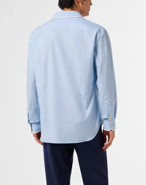 BILLIONAIRE Shirt Silver Cut Ls/milano Double B