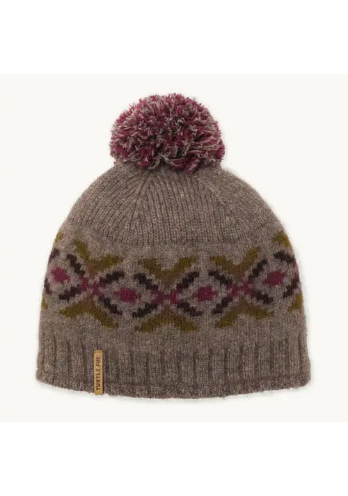 Turtle Fur Yak Wool Sienna Beanie - Brown