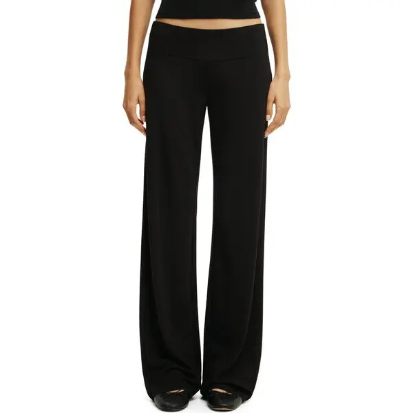 COTTON ON Amber Low Rise Straight Pant - Black