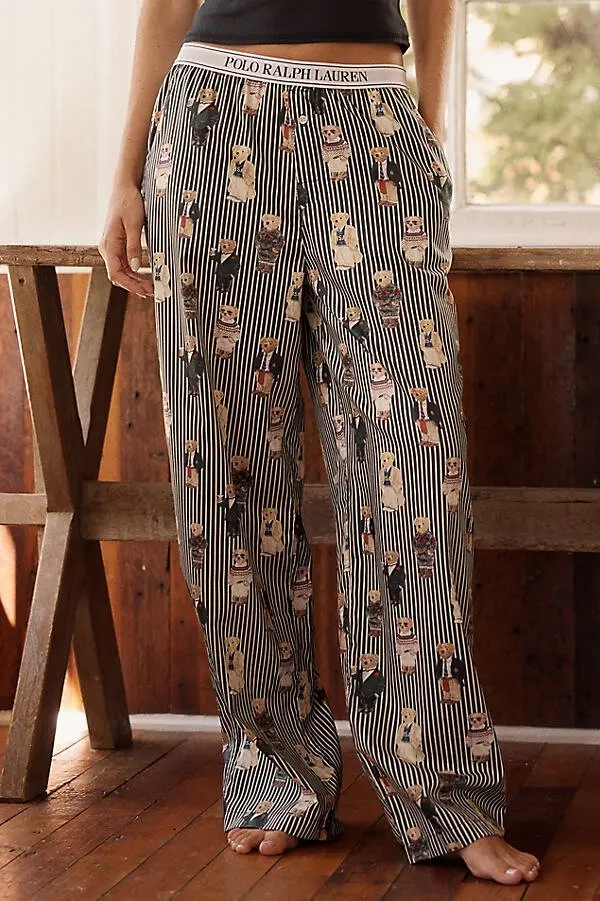 Polo Ralph Lauren Bear 100% Cotton Sleep Pants