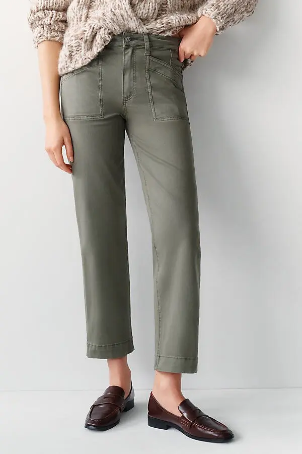 Anthropologie Paige Qucy Mid Rise Relaxed Jeans