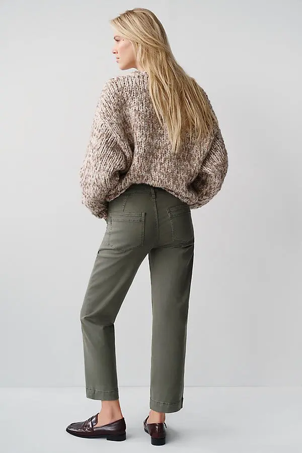 Anthropologie Paige Qucy Mid Rise Relaxed Jeans