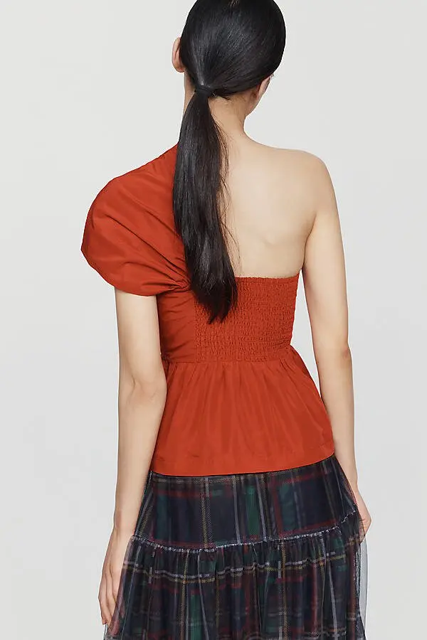 Anthropologie Loverlygrey X Elodie One-shoulder Blouse