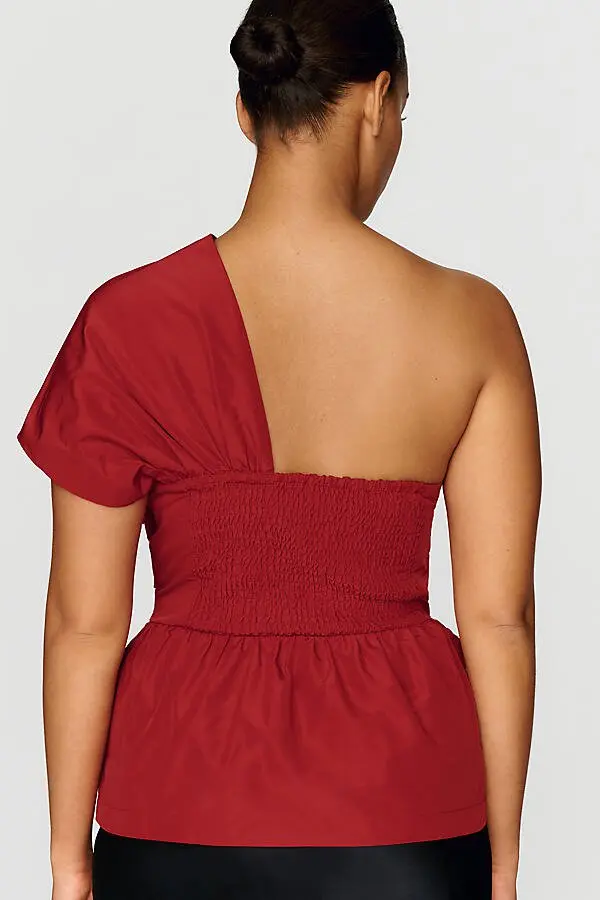 Anthropologie Loverlygrey X Elodie One-shoulder Blouse