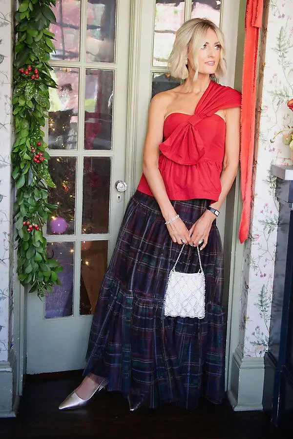 Anthropologie Loverlygrey X Elodie One-shoulder Blouse