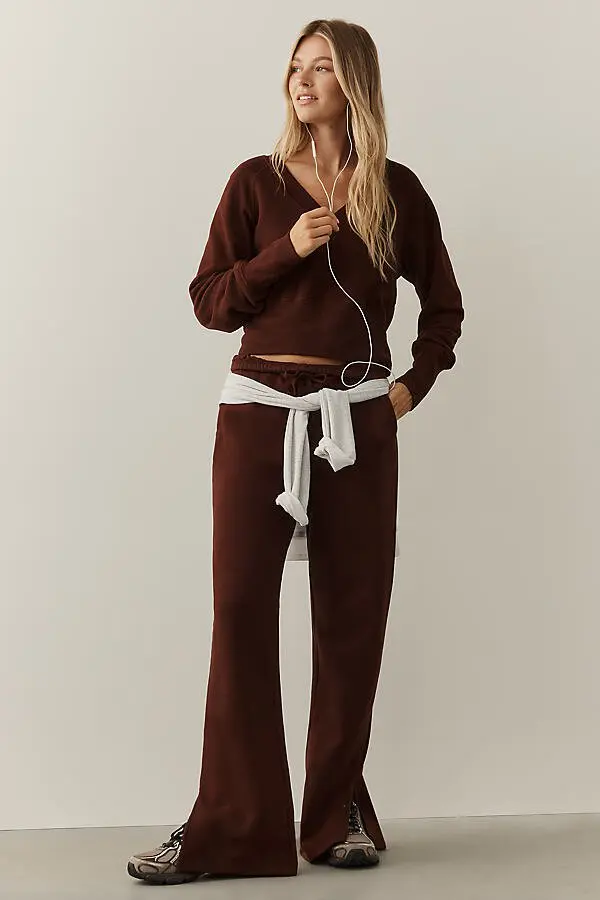 Sundry Slit Track Pants