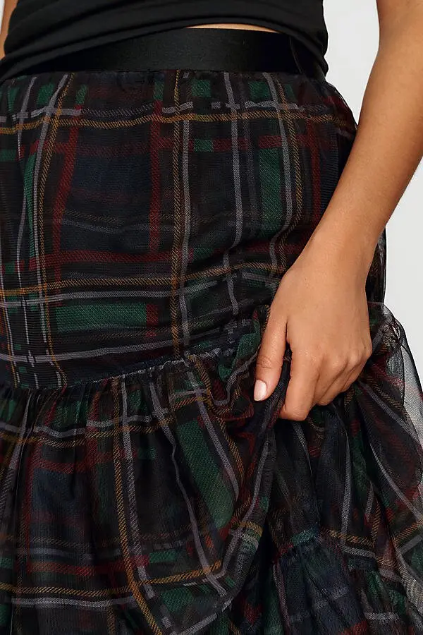 Anthropologie Loverlygrey X Blythe Tulle Maxi Skirt