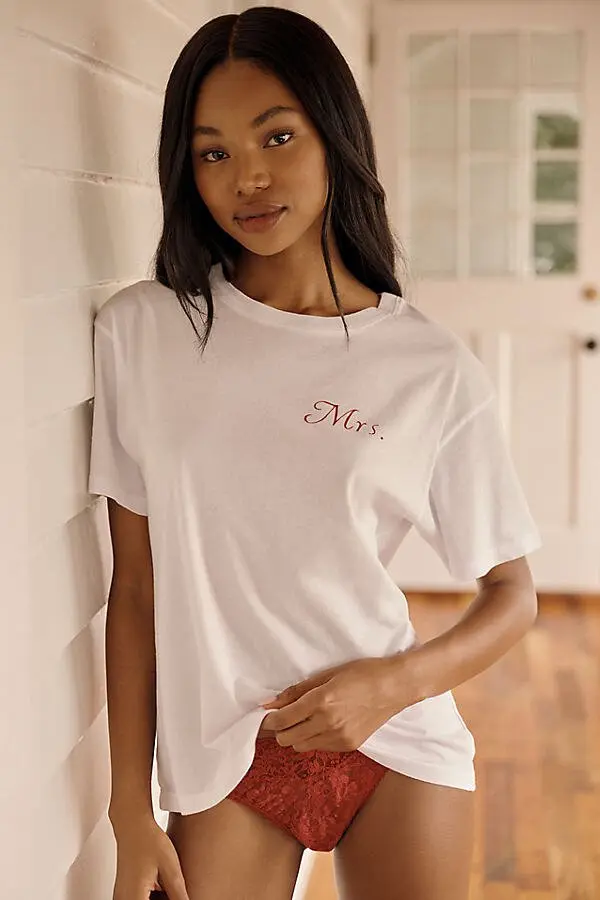 LETLUV 100% Cotton Icons Boyfriend Tee