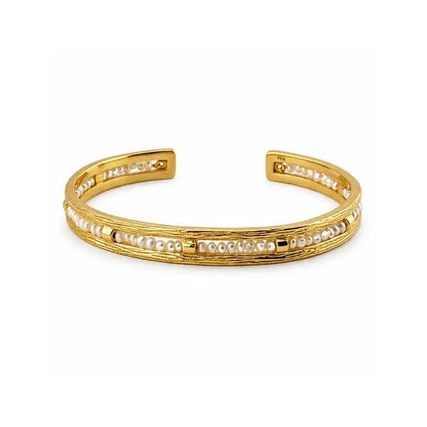 LALINDE En Pearl Whisper Cuff - Gold