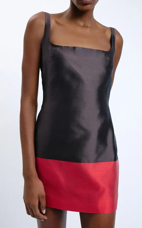 16Arlington Savio Silk Mini Dress - Brown