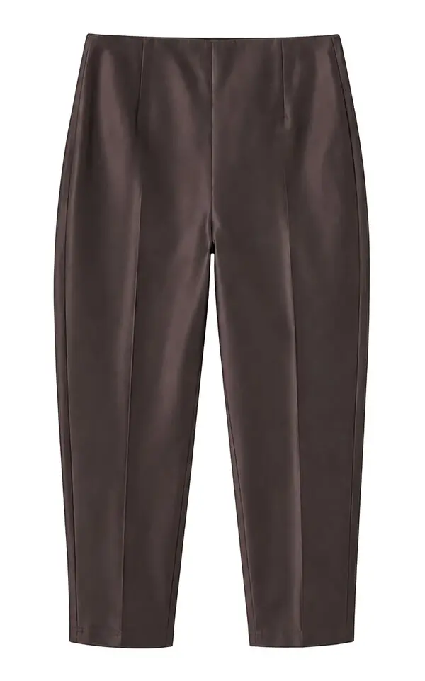 16Arlington Nerina Silk Trousers - Brown