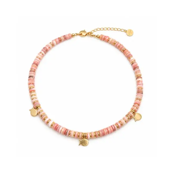 LALINDE Blush Reef Necklace - Pink