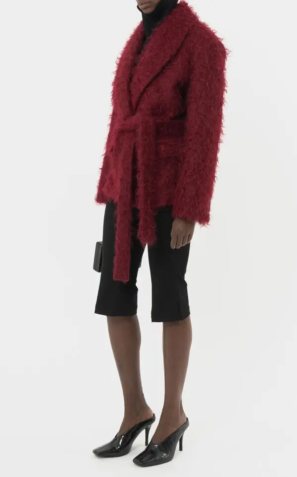 Arakii Exclusive Belted Mohair Jacket