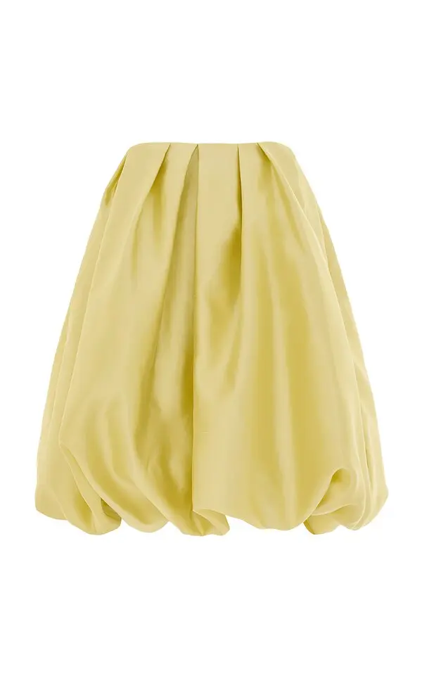 16Arlington Essia Silk Mini Dress - Yellow