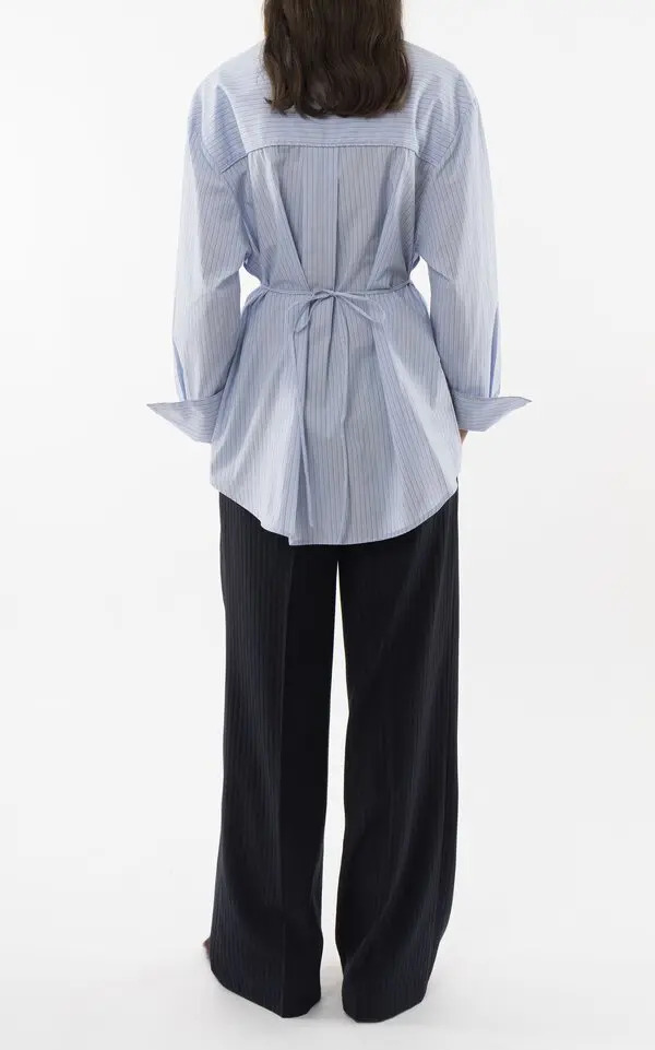 Arakii Exclusive Oversized Slit Cotton Shirt