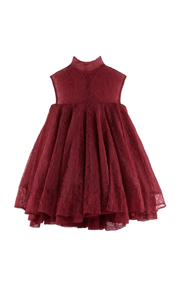 Arakii Exclusive Flared Lace Mini Dress