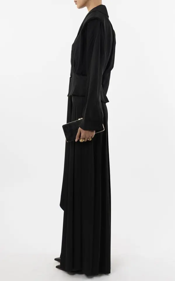Arakii Exclusive Front Tie Silk Blouse