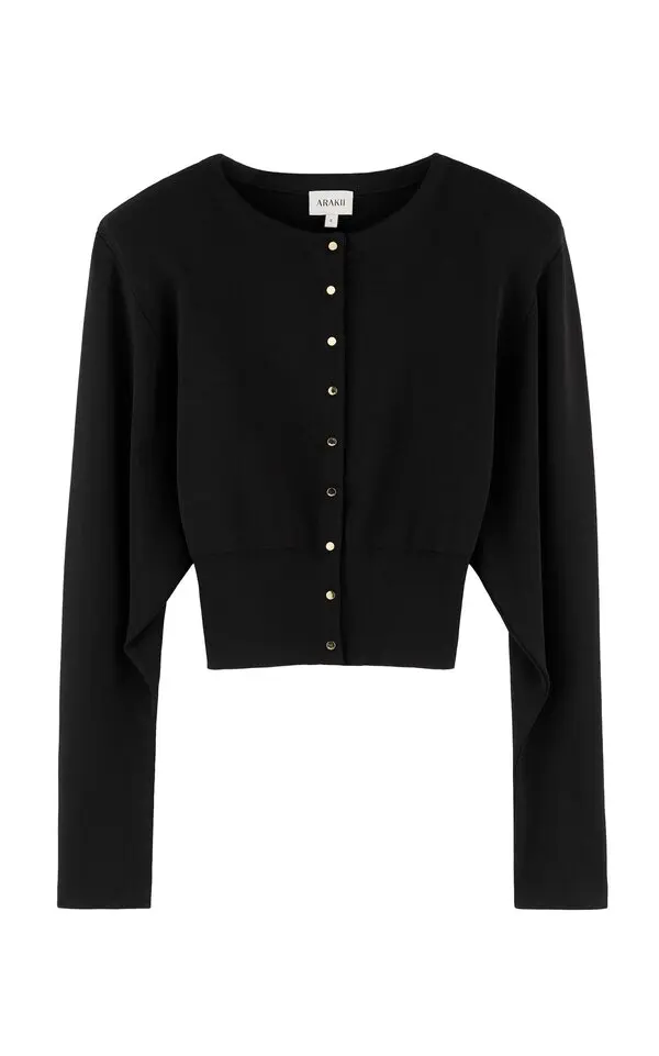 Arakii Exclusive Shoulder Pad Cardigan
