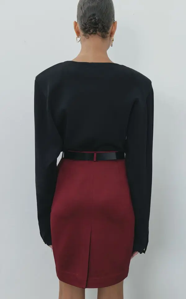 Arakii Exclusive Shoulder Pad Cardigan
