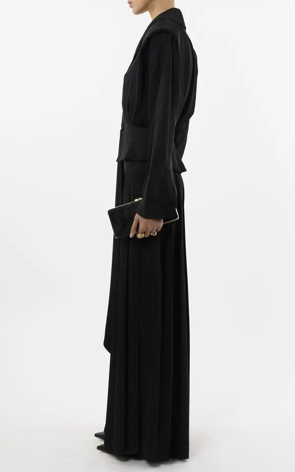 Arakii Exclusive Pleated Silk Pants