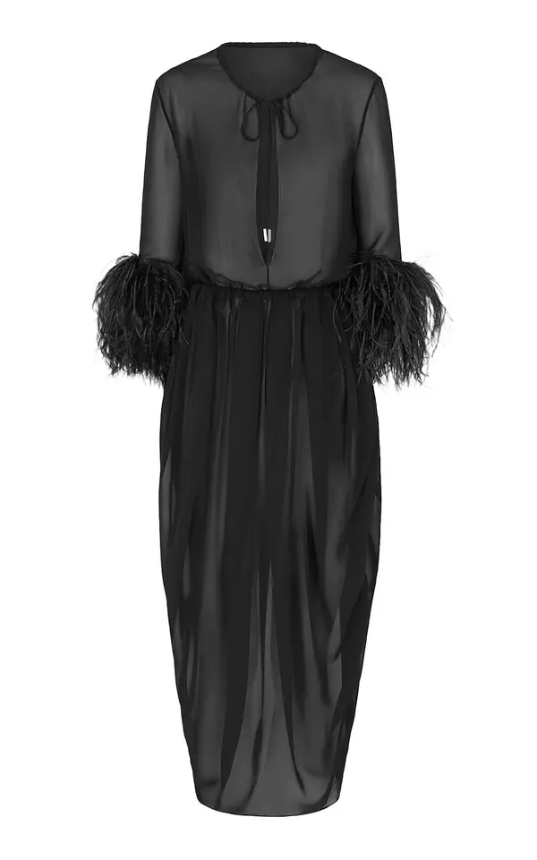 16Arlington Helene Midi Dress - Black