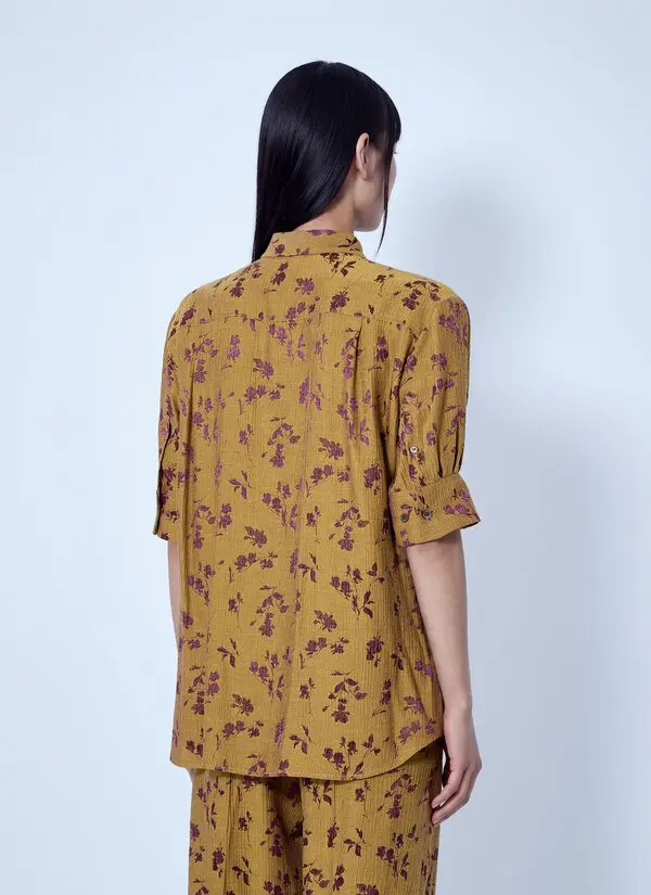 Dries Van Noten Floral Patterned Button-down Shirt