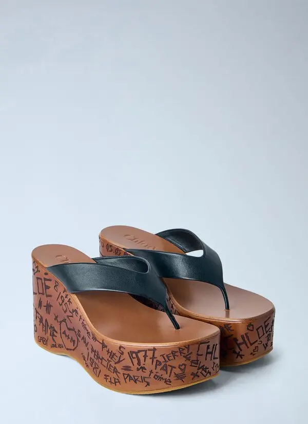 Chloé Maxime Wedge Sandals