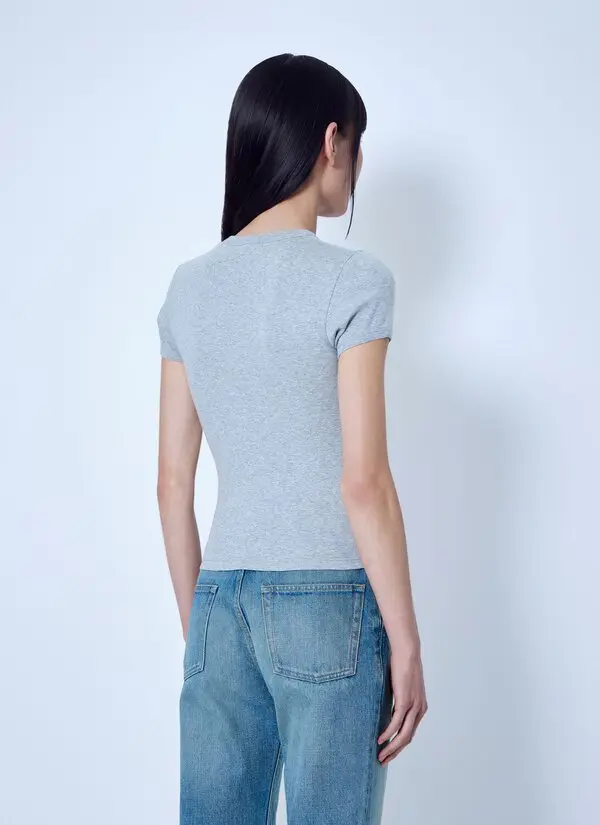 Saint Laurent Cassandre Fitted T-shirt