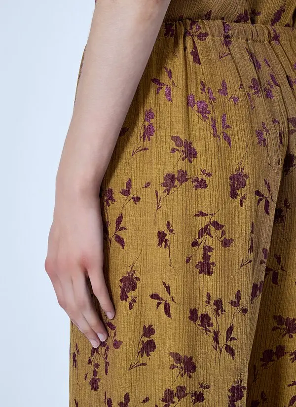 Dries Van Noten Floral Wide-leg Trousers