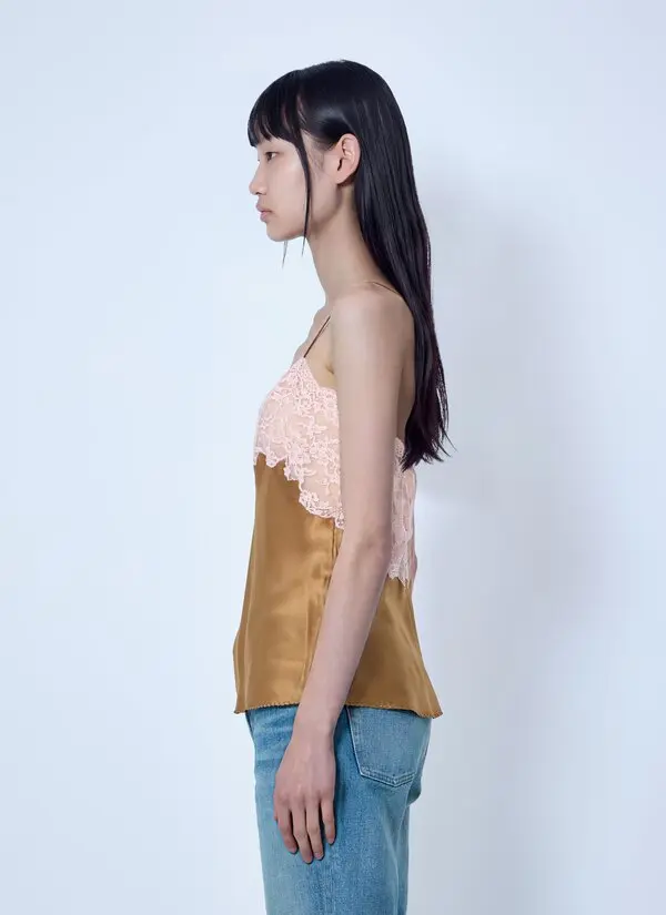 Saint Laurent Lace Camisole Top