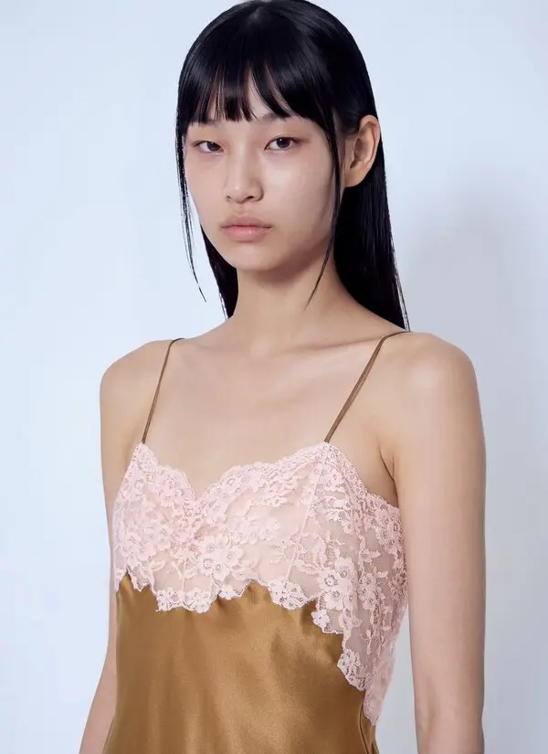 Saint Laurent Lace Camisole Top
