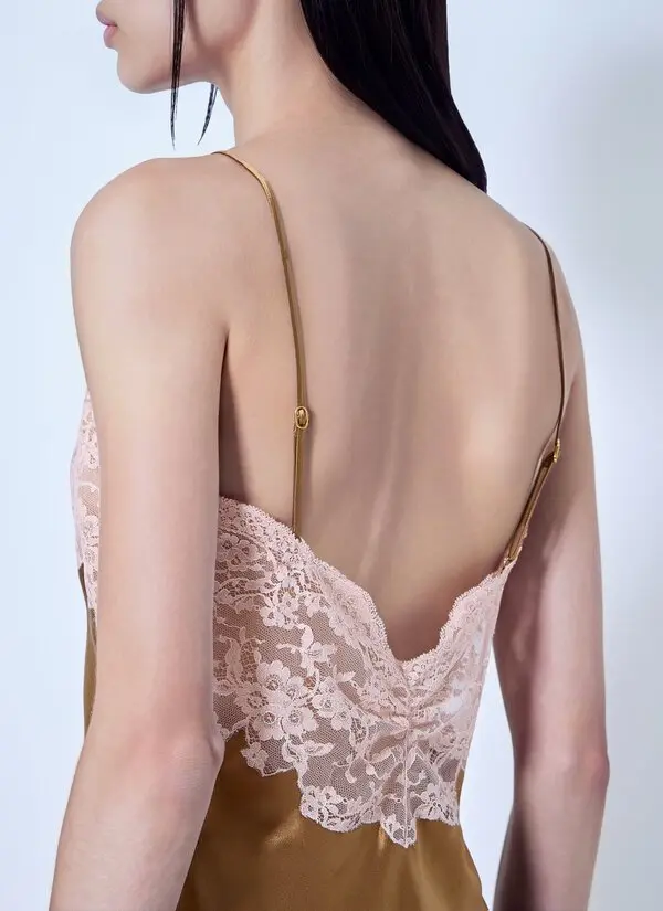 Saint Laurent Lace Camisole Top