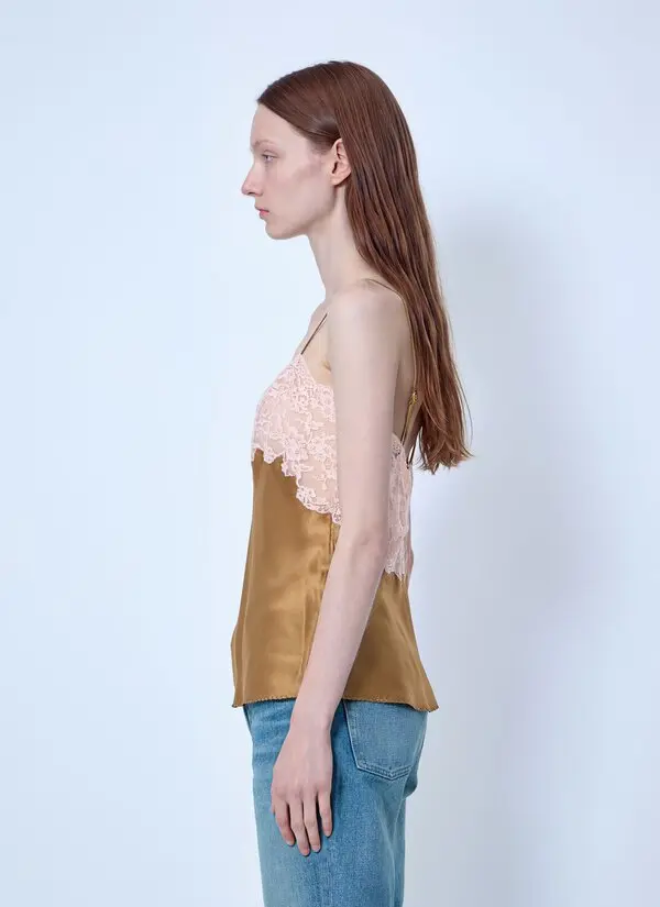 Saint Laurent Lace Camisole Top