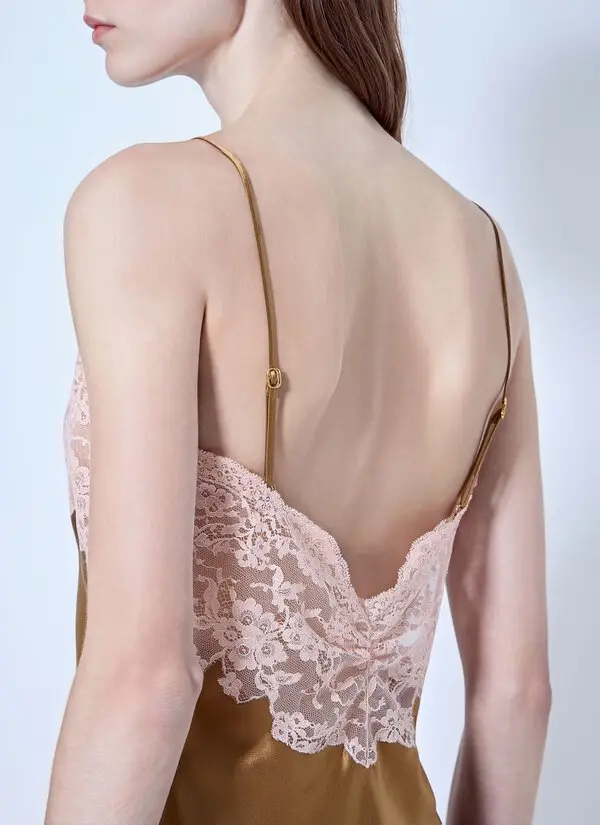 Saint Laurent Lace Camisole Top