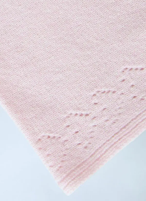 Chloé Iconic Wool Scarf - Pink