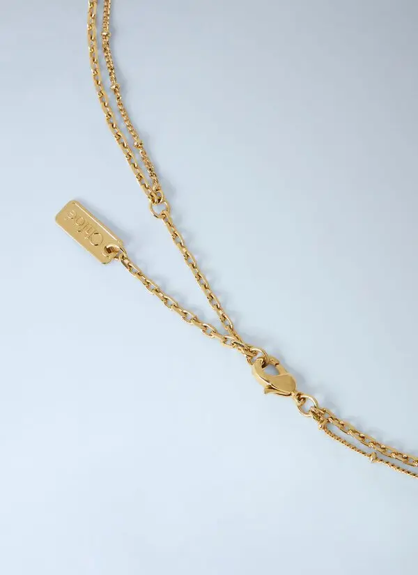 Chloé Tulip Pendant Necklace - Gold