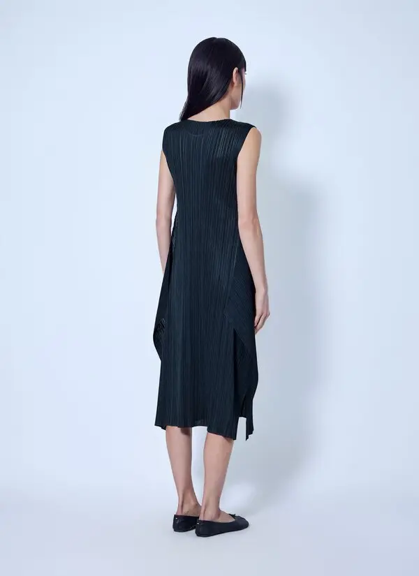 Issey Miyake September Pleated Midi Dress