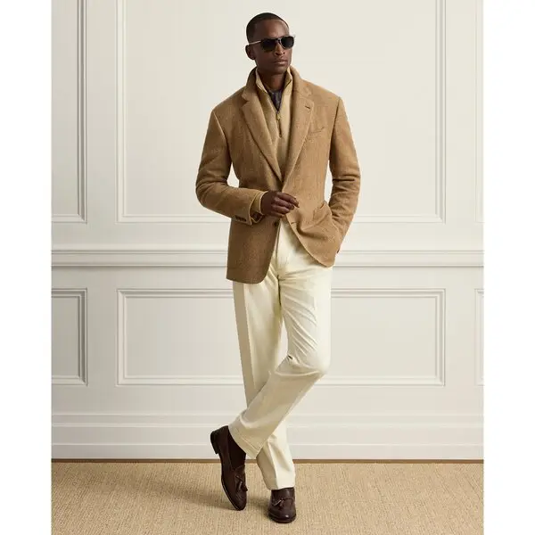 Ralph Lauren Glenn Hand-tailored Herringbone Jacket