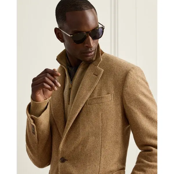 Ralph Lauren Glenn Hand-tailored Herringbone Jacket