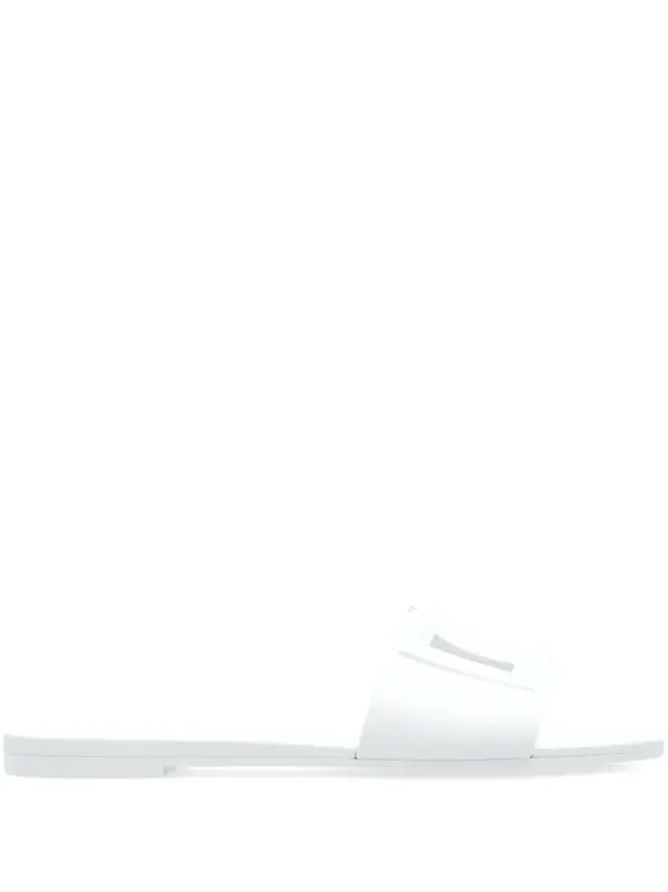 Dolce & Gabbana Slide Sandals - White
