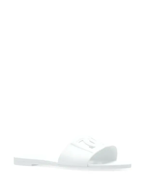 Dolce & Gabbana Slide Sandals - White