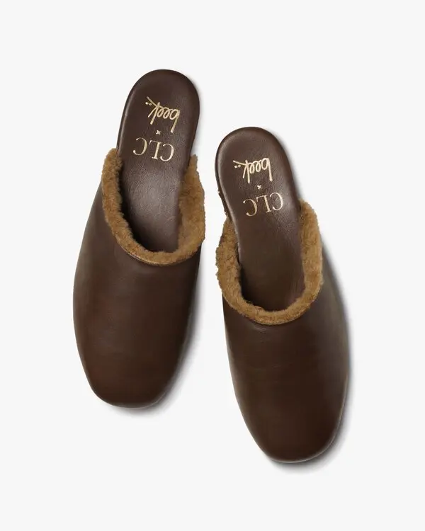 Beek Larkin Shearling Leather Mule