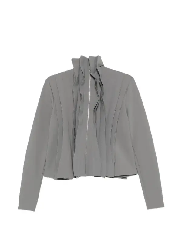 LITKOVSKA Sculpted-pleat Biflex Jacket - Gray