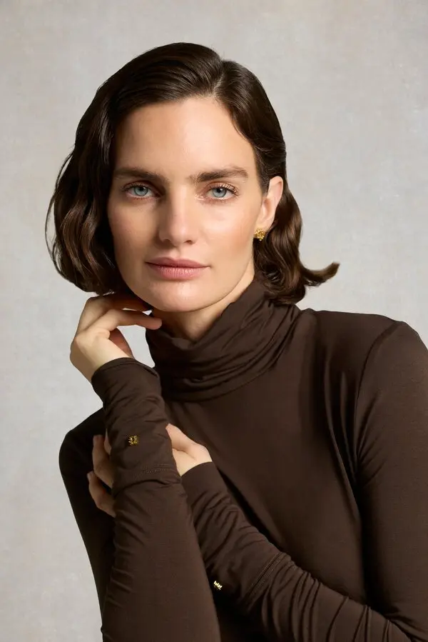 Holland Cooper Supersoft Roll Neck Top