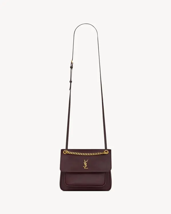 Saint Laurent Soft Niki Baby In Lambskin In Pink